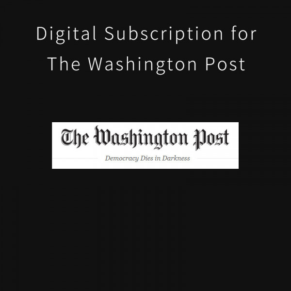New York Times Washington Post Digital Subscription 1 Year Service New York Times Washington Post Digital Subscription 1 Year Service