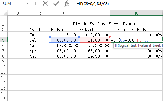 How To Fix The Divide By Zero Errors In Excel